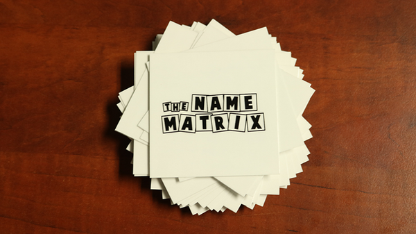 Alan Wakeling's Name Matrix – Magic Inc.