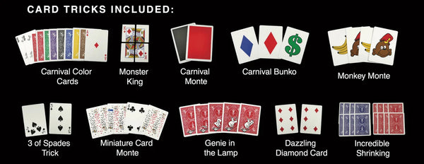 Carnival Magic Gaff Deck - Limited Edition Bicycle Cards -Trick – Magic ...