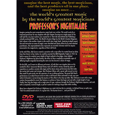 World's Greatest Magic - Professor's Nightmare - DVD – Magic Inc.