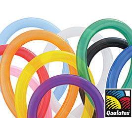 260Q - Qualatex Sculpture Balloons (vibrant assmt. 100-count) - Balloo ...