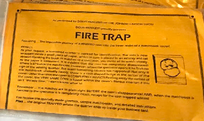 Fire Trap - Trick – Magic Inc.