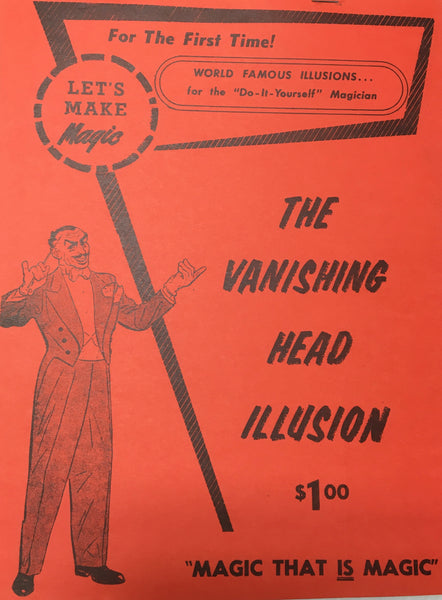 Vanishing Head Illusion Plans – Magic Inc.
