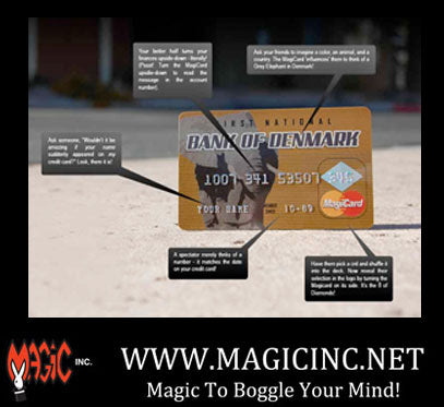MagiCard - The Magic Credit Card! - Trick – Magic Inc.