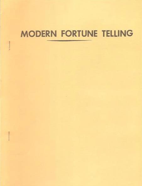 Modern Fortune Telling by S.W. Reilly – Magic Inc.
