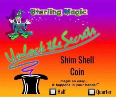 Shim Shell Coin by Sterling Magic – Magic Inc.