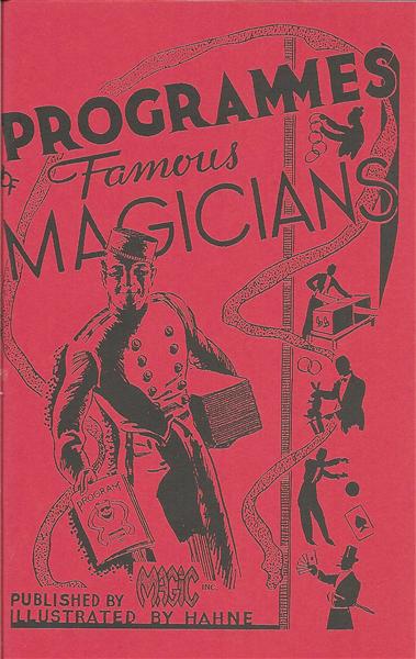 Programmes of Famous Magicians by Max Holden – Magic Inc.